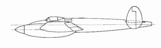 Проект тяжелого истребителя Miles M.22A. Великобритания ...